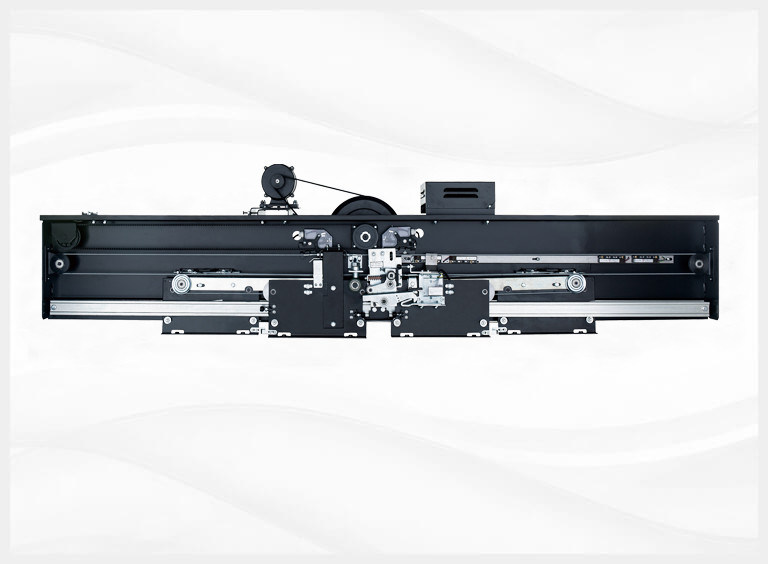Elevator Parts / 4 Panel Center Opening VVVF Door Operator landing door ...