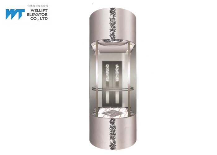 Modern Observation Elevator Cabin Decoration Customized Element / Pattern